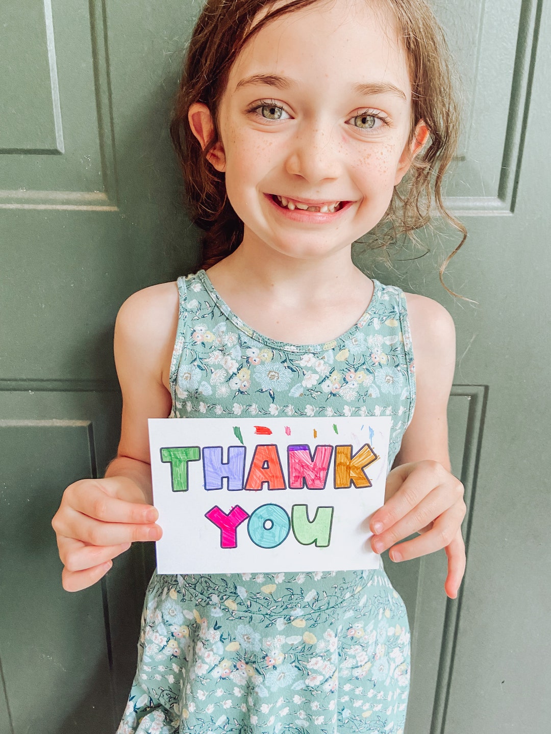 Color Me Thank You Cards For Kids Kids Birthday Kids Etsy color-me-thank-you-cards-for-kids-kids-birthday-kids-etsy