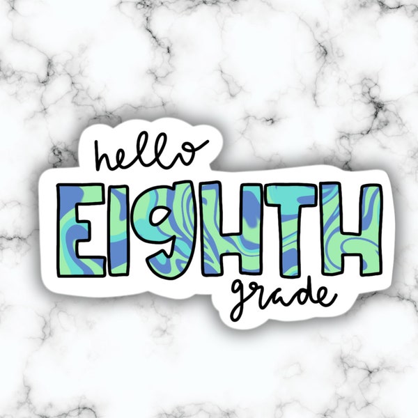 8th Grade Stickers - Etsy