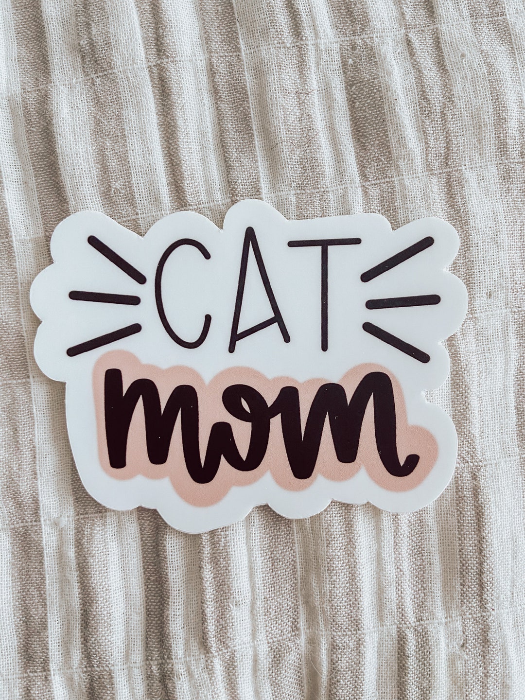Cat Mom Sticker Gift for Cat Moms Cat Lady Life Cat Mom - Etsy