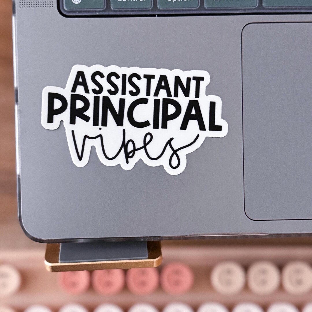 Assistant Principal Vibes Sticker | Principal Gifts | Teacher Gift ...