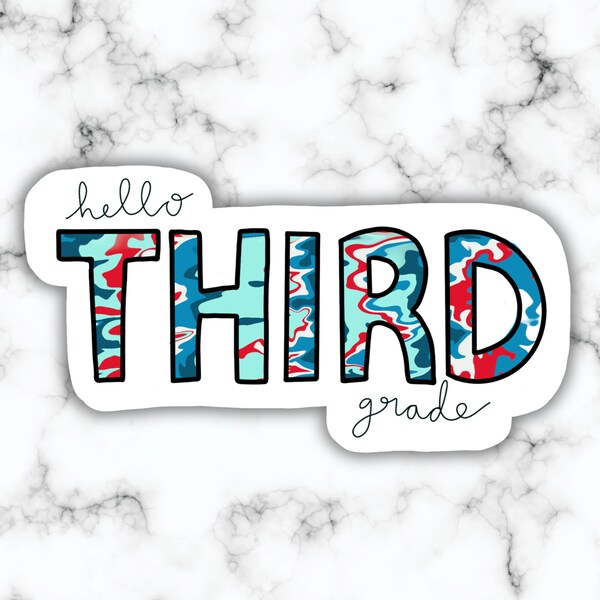 3rd Grade Teacher Stickers - Etsy