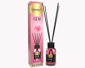 Jasmine Turkish Caramel REED Diffuser 110ml, With 4 Sticks for Your ...