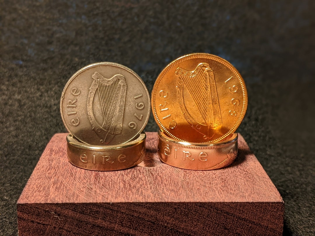 Ireland Coin Rings. Handmade With Coins From Ireland. Gift. Jewelry ...