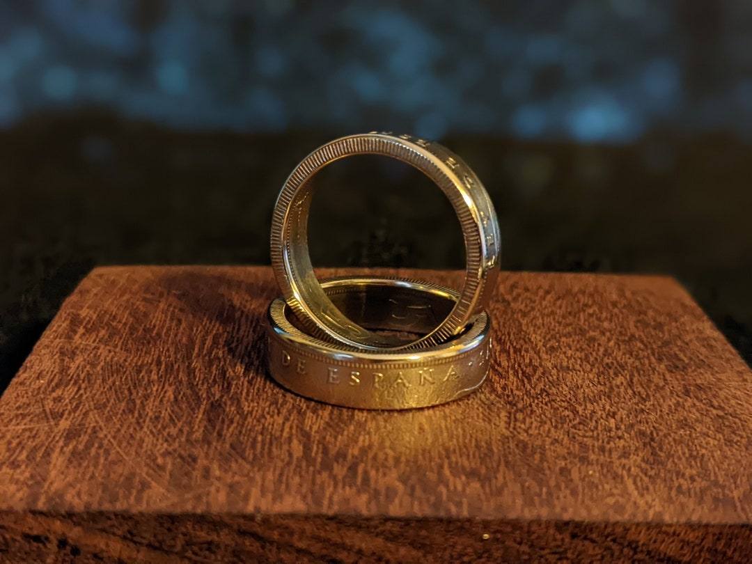 Spain Coin Rings. Handmade Rings Using Spanish Coins. Makes Wonderful ...