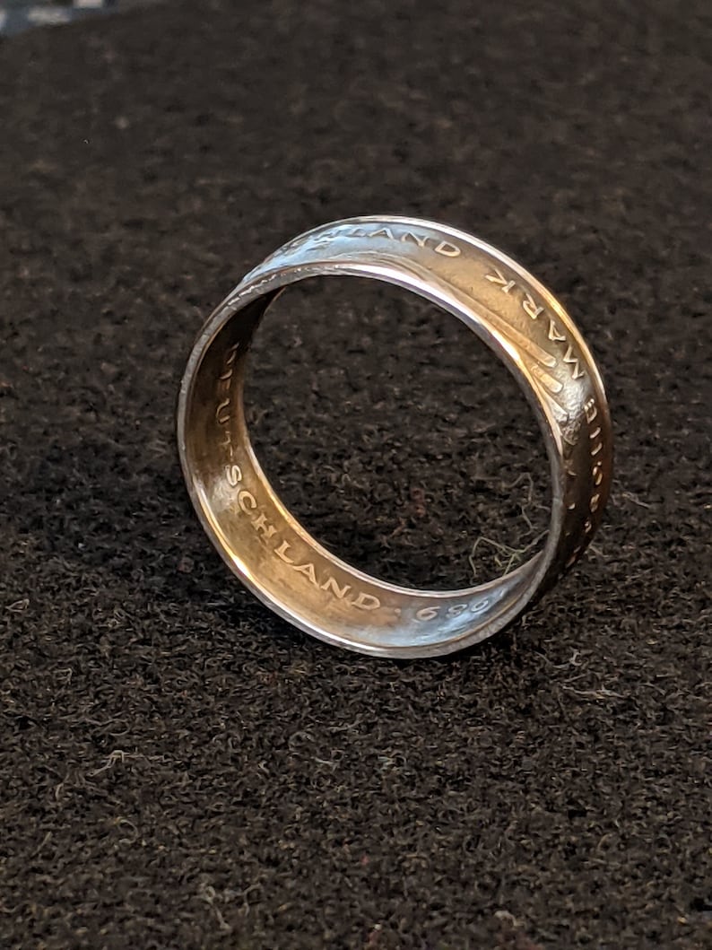 Germany Coin Rings. Made From German Coins. Make Wonderful Gifts ...