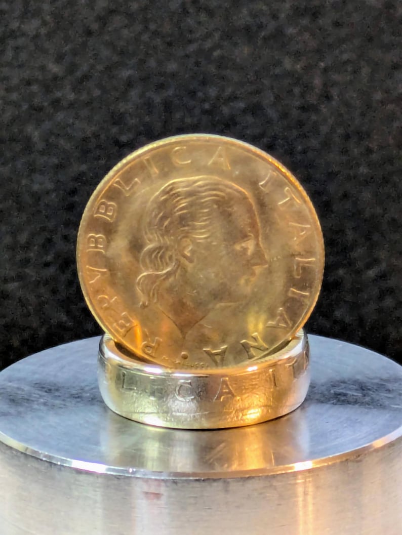 Italy Coin Rings. Handmade Rings Using Italian Coins. Makes Wonderful ...