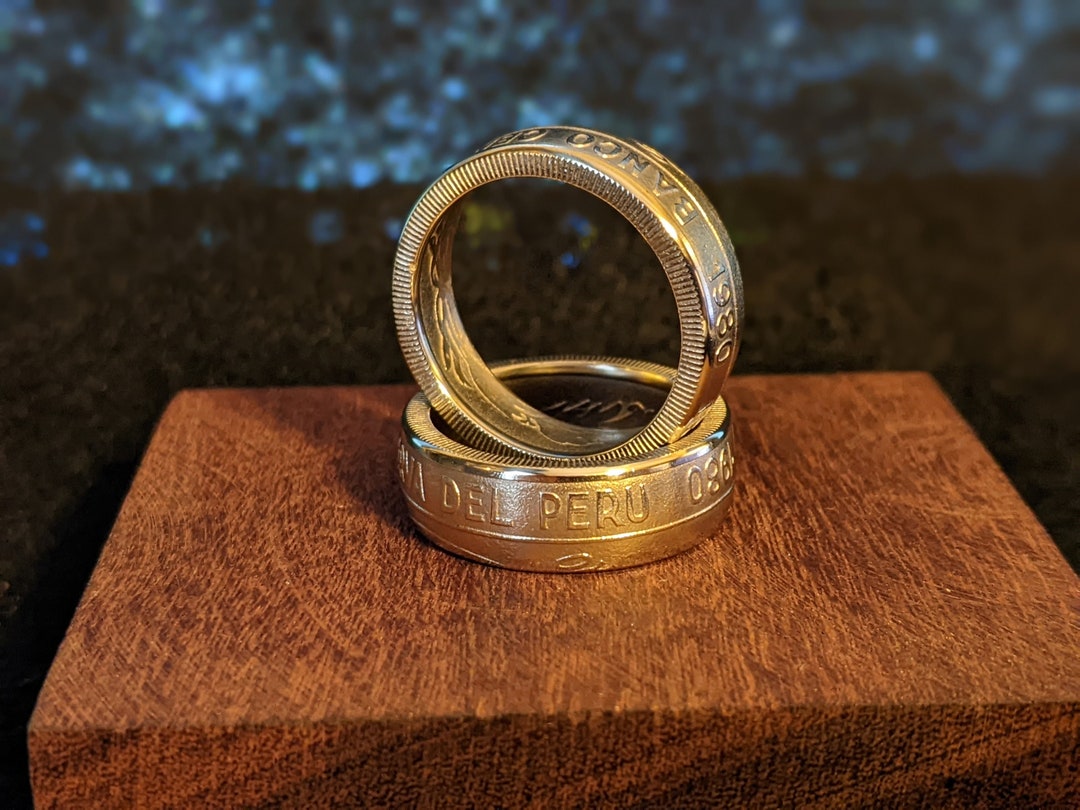 Peru Coin Rings. Beautiful Handmade Rings Made From Coins From Peru ...