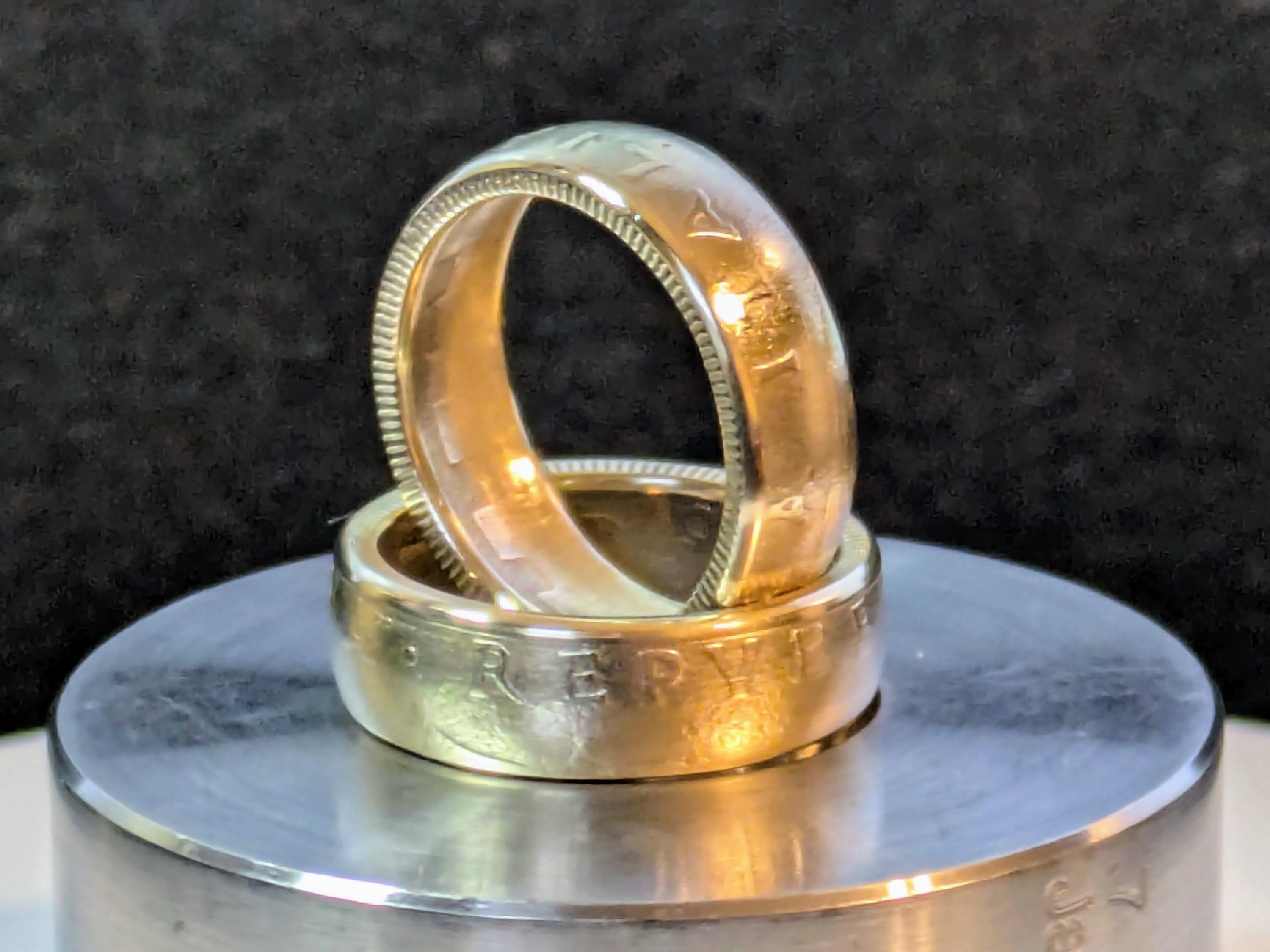 Italy Coin Rings. Handmade Rings Using Italian Coins. Makes Wonderful ...