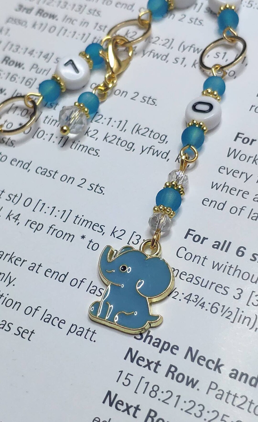 Row Counter, Chain Counter for Knitting, Elephant Design - Etsy