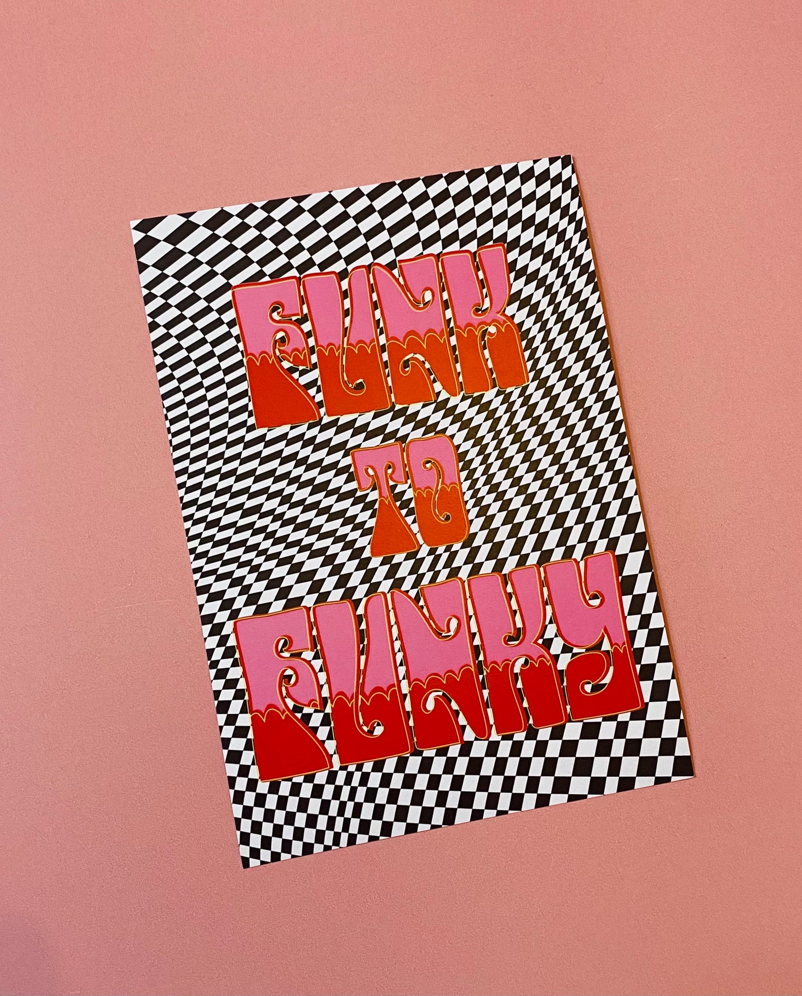 Funk to Funky Art Print - Etsy