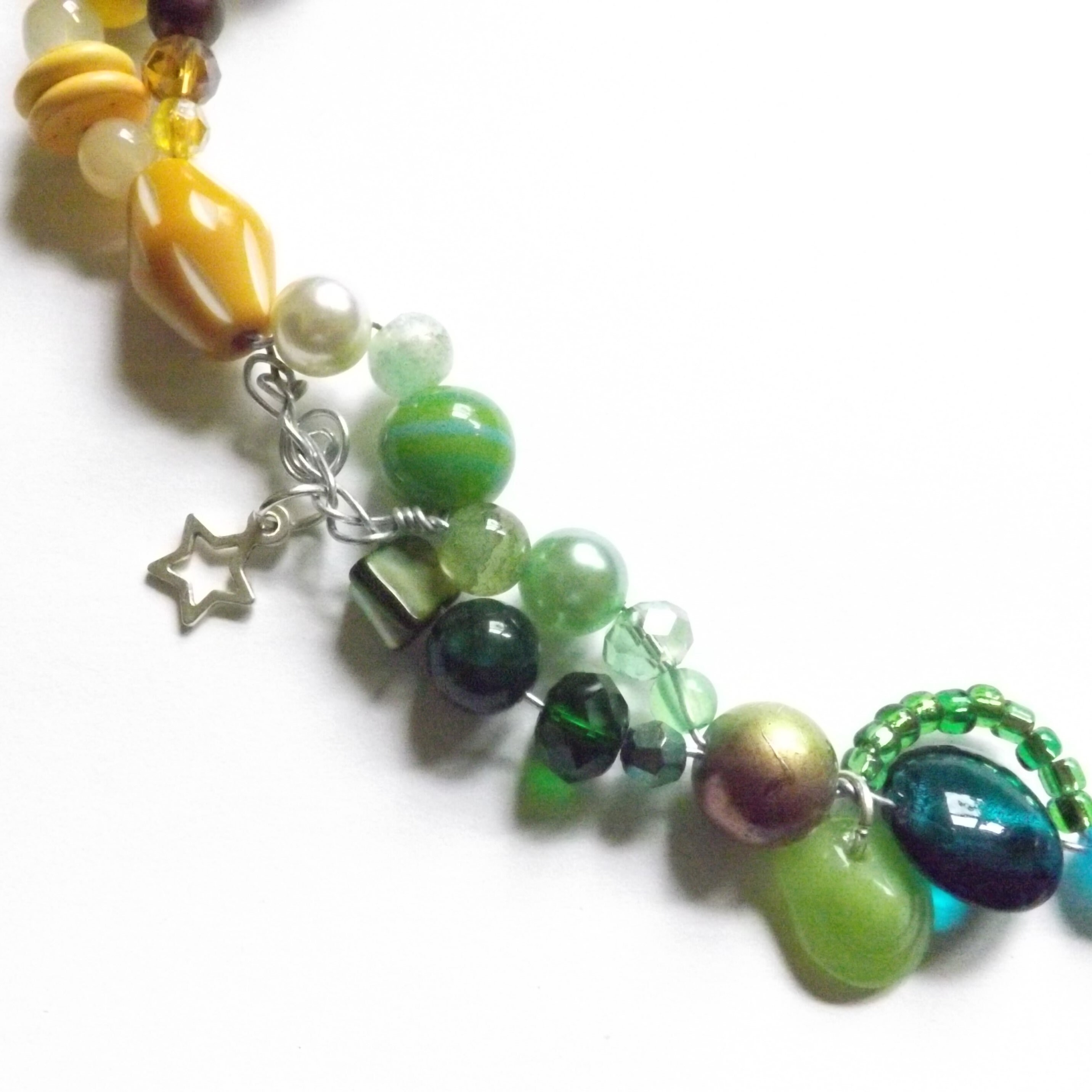 Colorful Big Cluttercore Maximalist Necklace Cross Charm Necklace ...