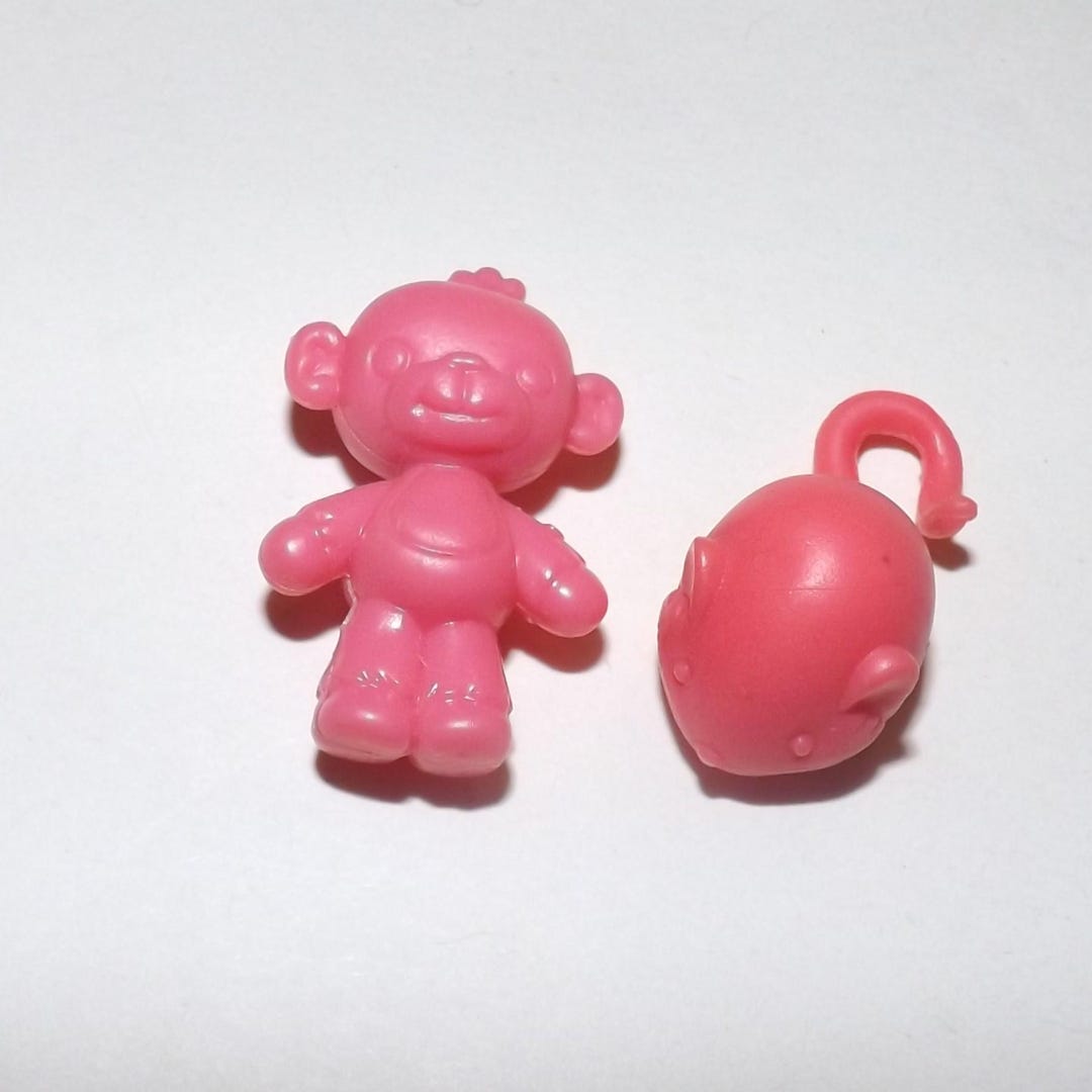 Teddy Bear Monkey Mini Toy Littlest Pet Shop LPS Authentic Vintage ...