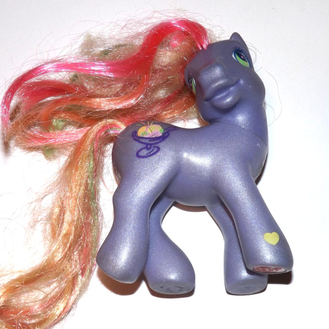 MLP My Little Pony Rainbow Swirl Sherbet Sundae 2002 Hasbro 2000s Y2k ...