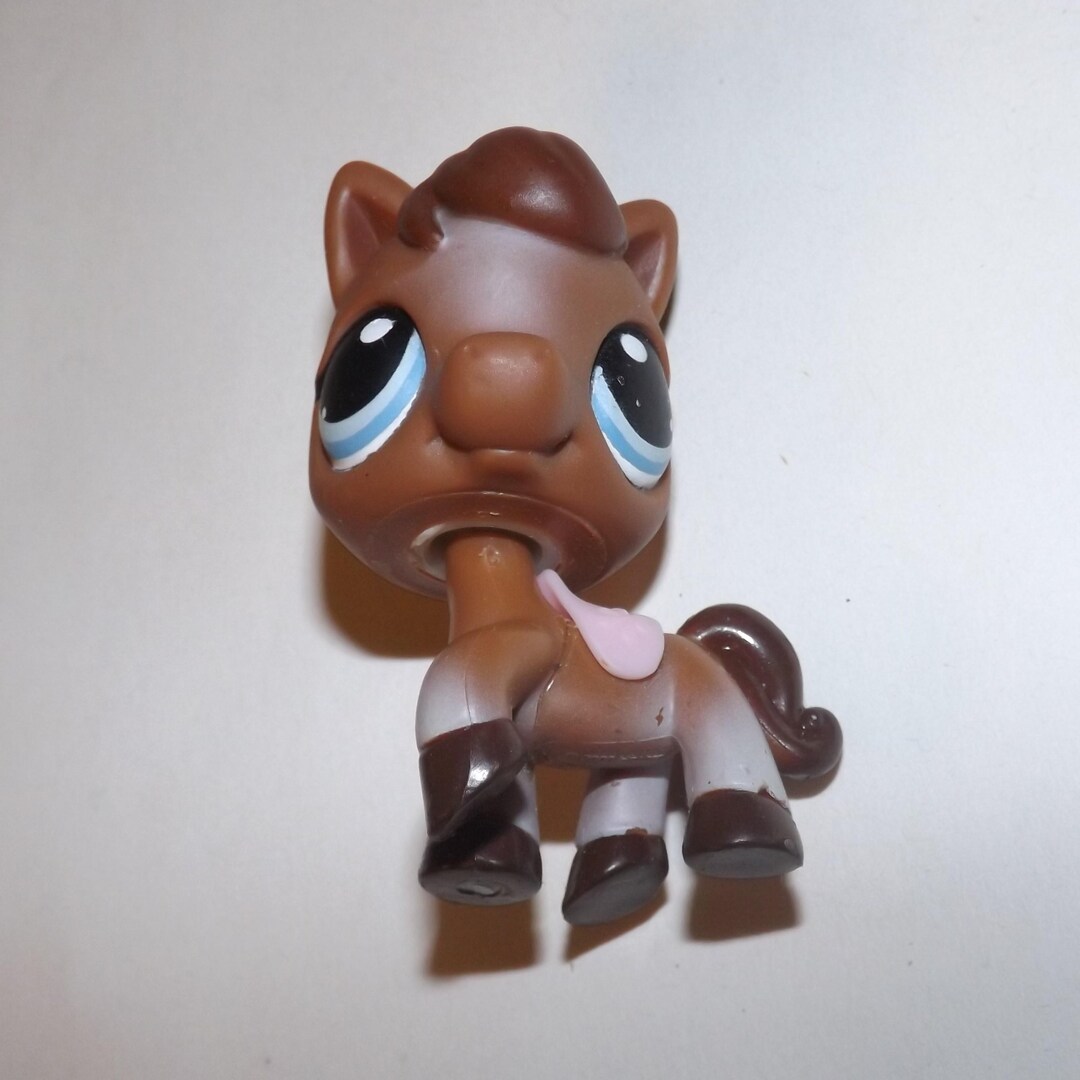 Brown Horse 337 G1 First Pony Original Littlest Pet Shop LPS Authentic ...