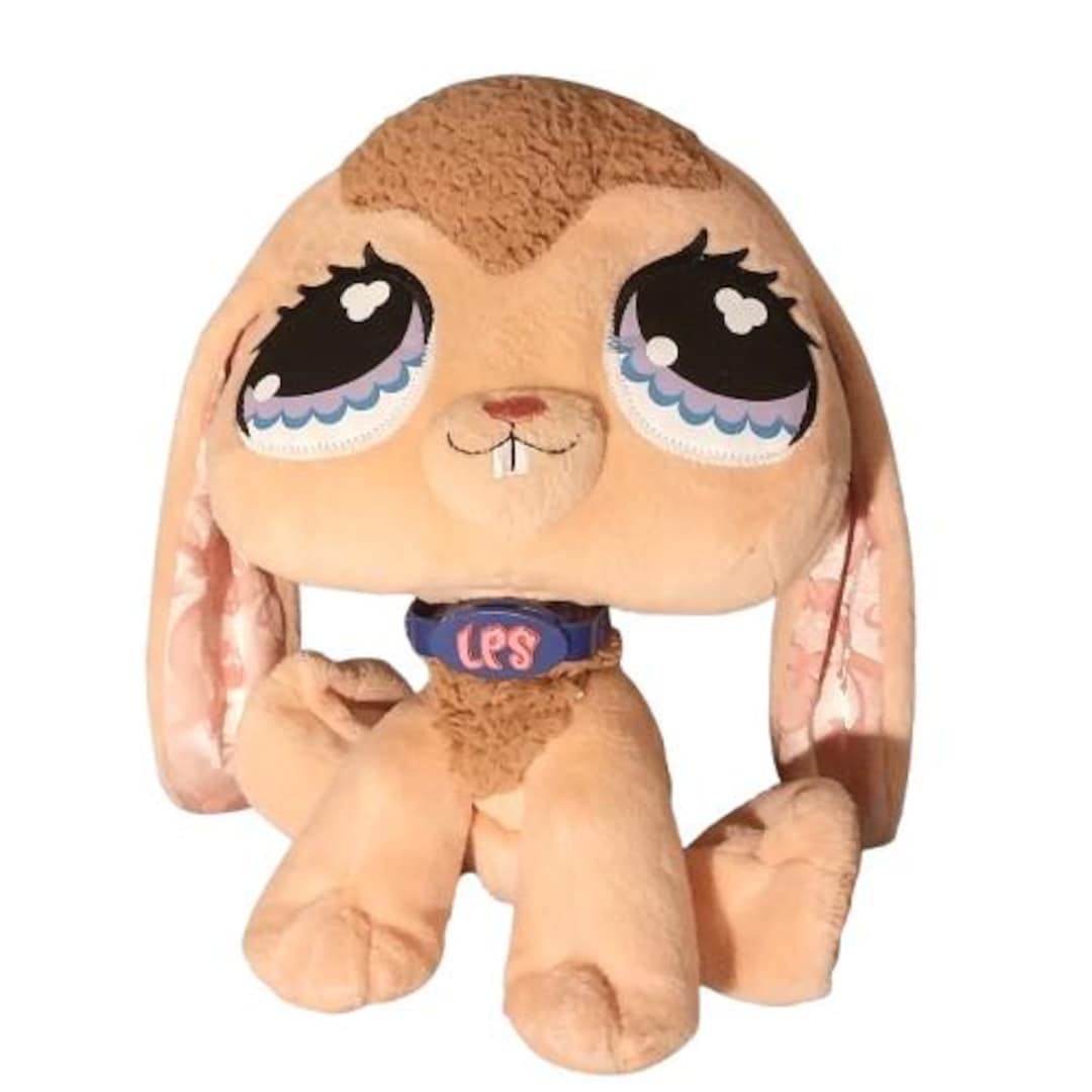 Bunny Rabbit LPS Stuffed Animal Plush Littlest Pet Shop Authentic ...