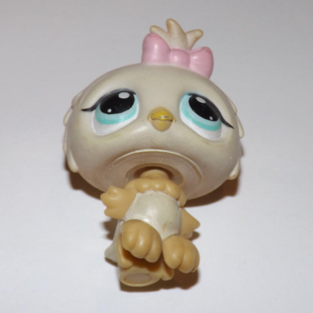 Tan Owl #147 First Gen G1 Littlest Pet Shop LPS Authentic Vintage 2000s ...