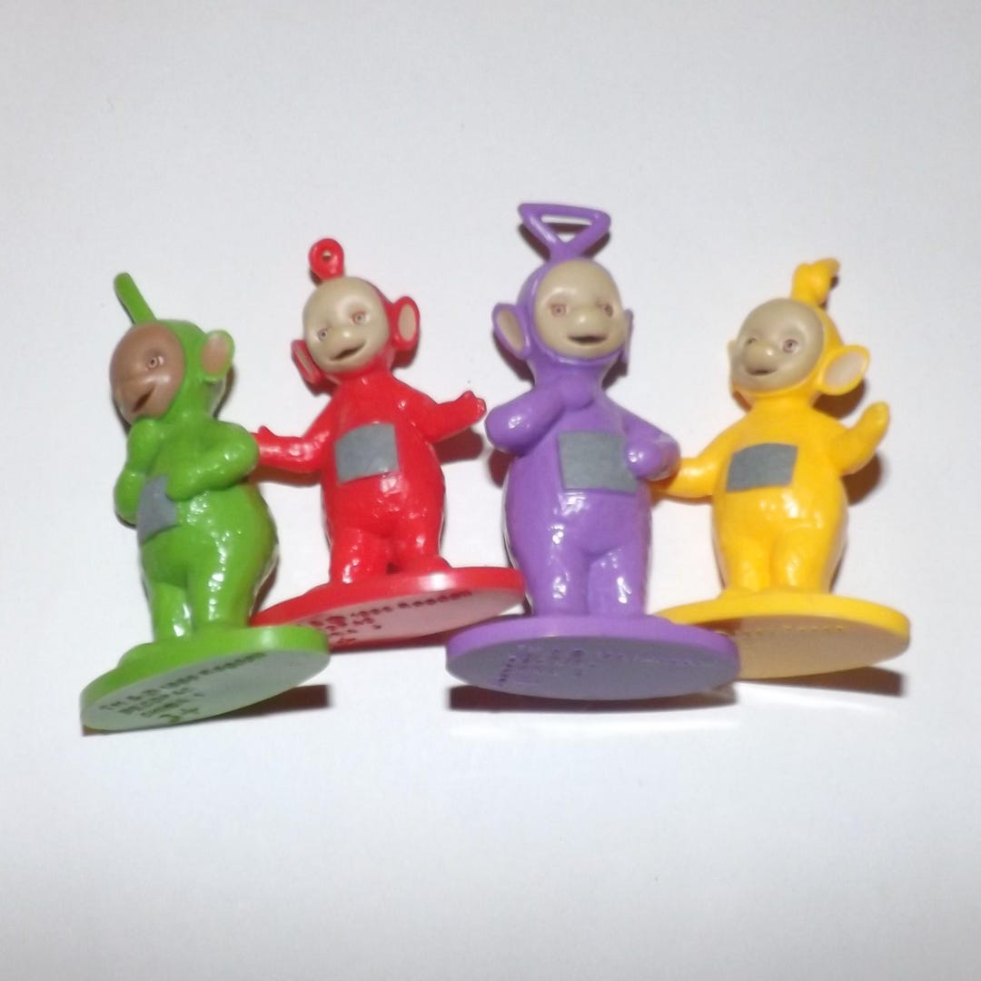 Teletubbies 1998 PVC Figures Ragdoll Decopac Tinky Winky, Laa-laa ...