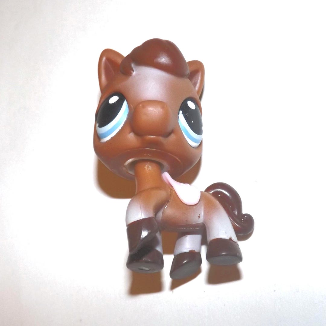 Brown Horse #337 G1 First Pony Original Littlest Pet Shop LPS Authentic ...