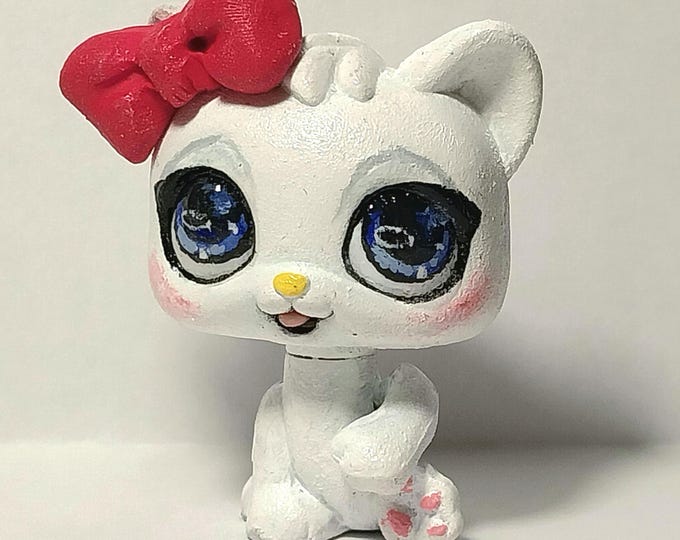 Custom Hand-painted Cat Littlest Pet Shop LPS OOAK Authentic Magic ...