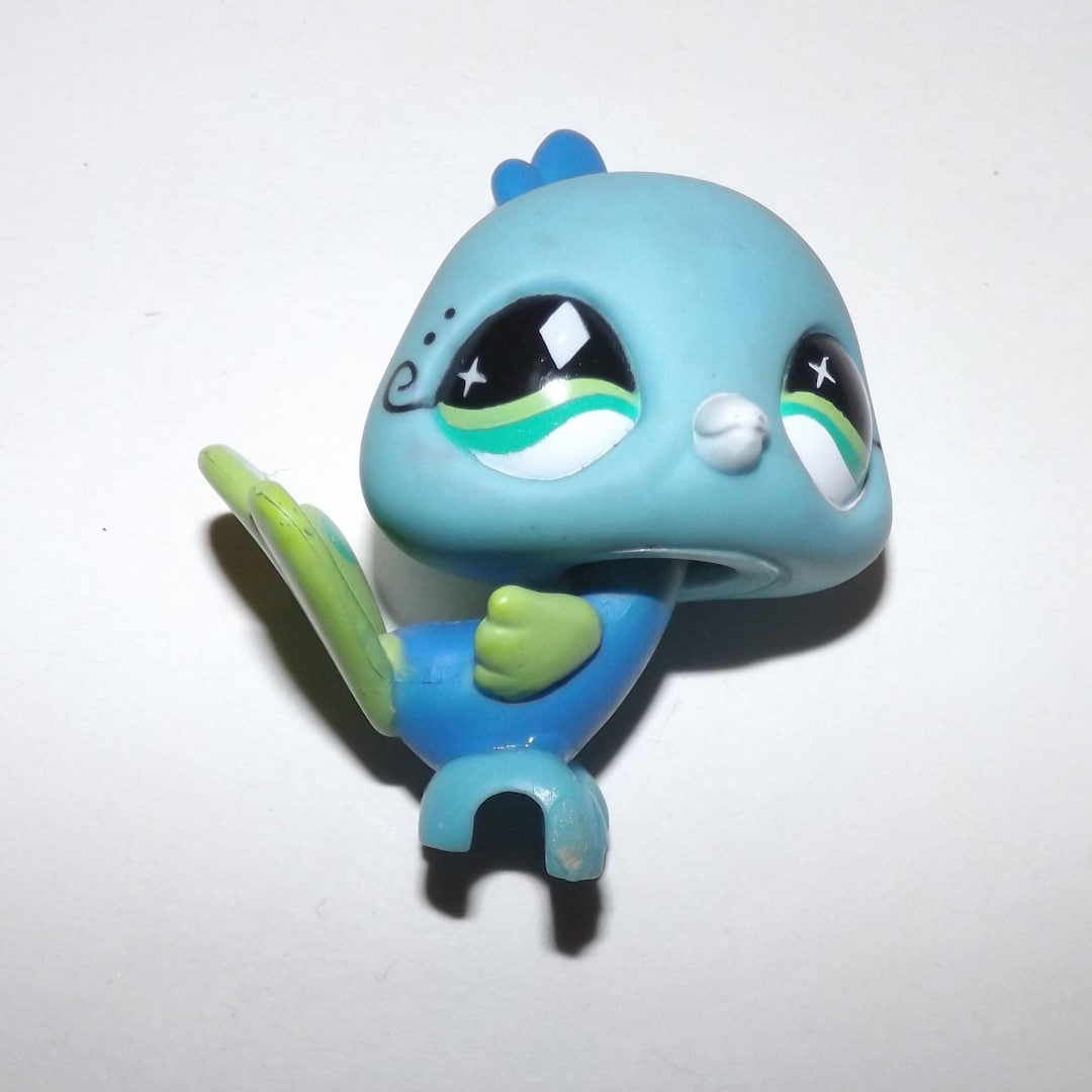 Peacock Bird #463 First Gen G1 Littlest Pet Shop LPS Authentic Vintage ...