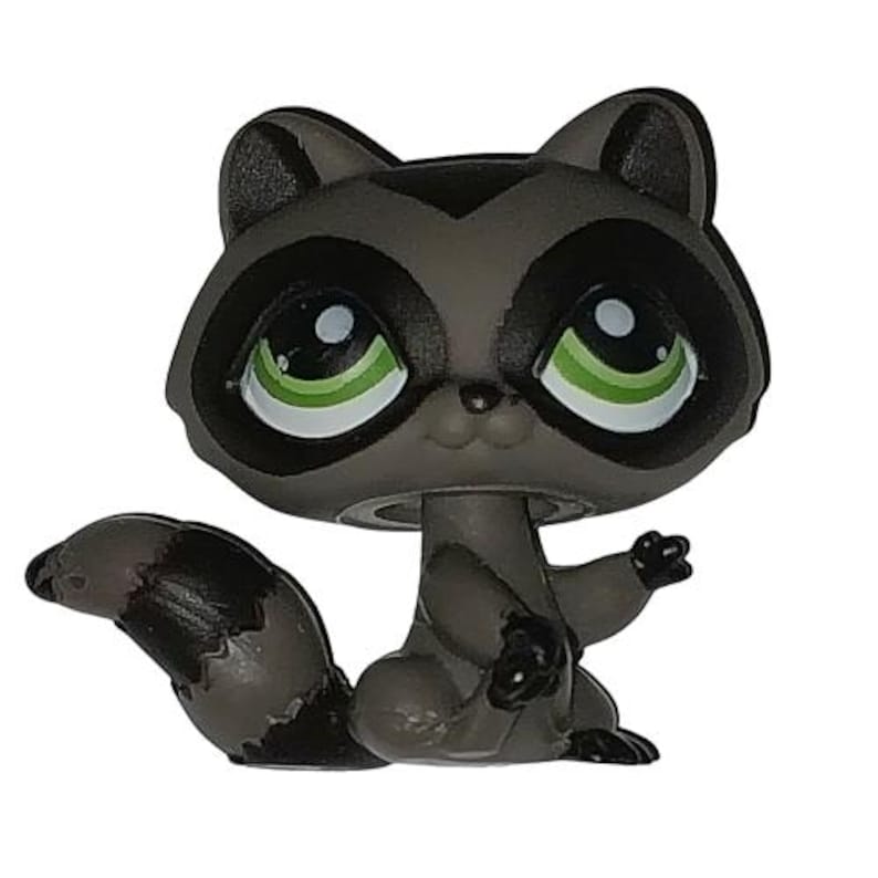 Raccoon #450 Littlest Pet Shop LPS Authentic Vintage 2000s Y2k Kidcore ...