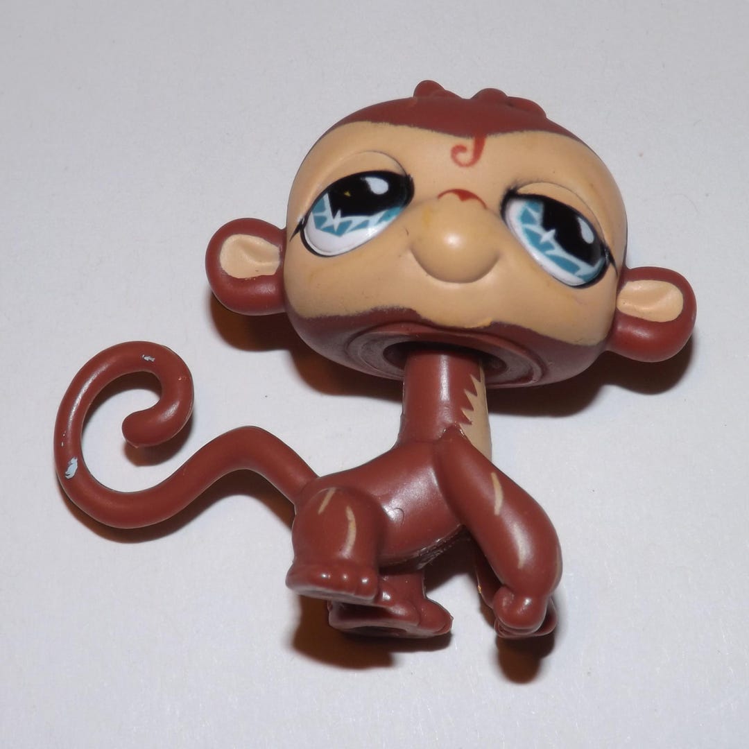 Monkey 485 Littlest Pet Shop LPS Authentic Vintage Collectible Original ...