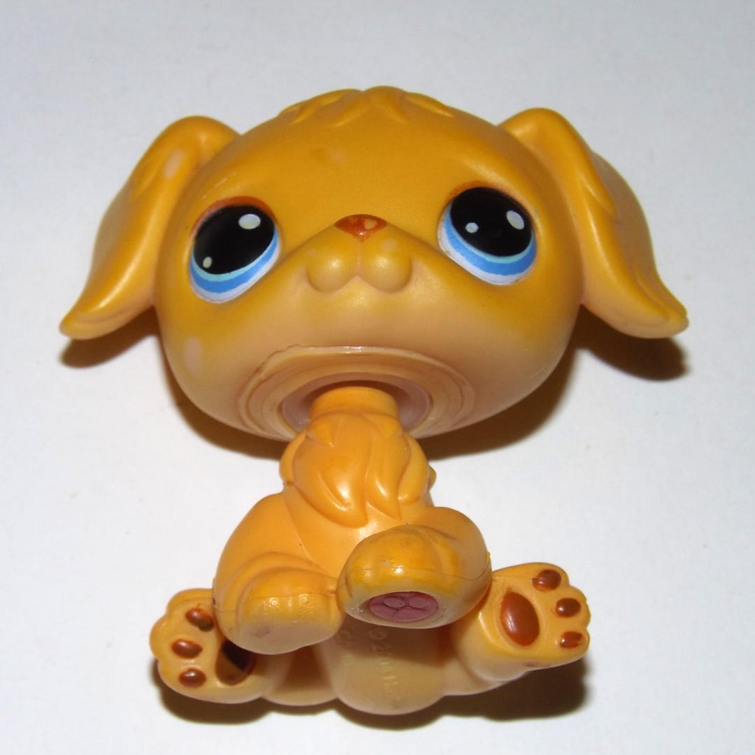 Golden Retriever Puppy Dog 21 G1 First Gen Littlest Pet Shop LPS ...