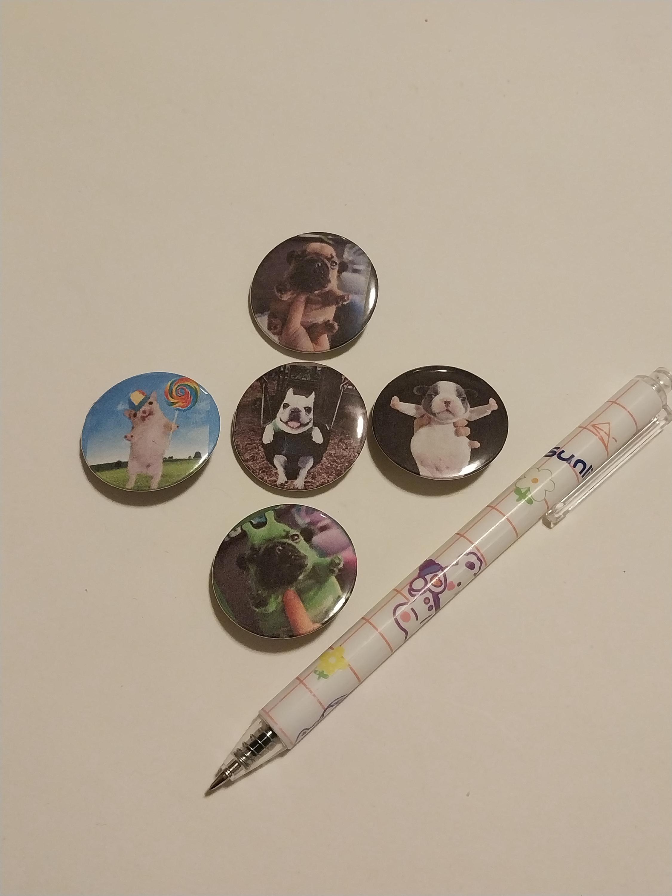 Pibble Dog Pins Pinback Buttons Bag Backpack Accessory Puppy Meme ...
