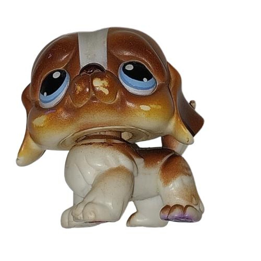St Bernard Dog #75 Littlest Pet Shop LPS G1 Authentic Vintage 2000s ...