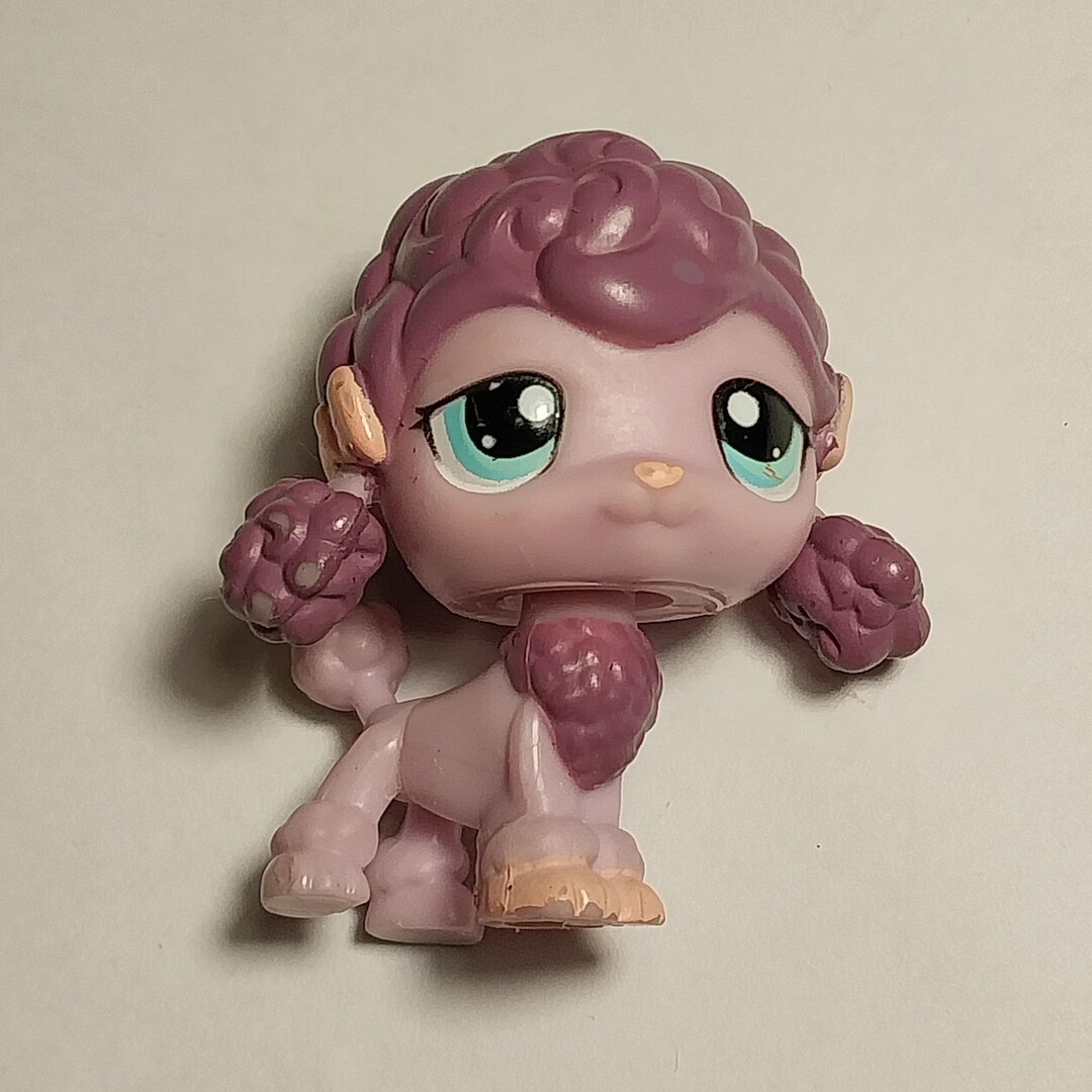 Poodle Puppy Dog #1627 Unique Littlest Pet Shop LPS Authentic Vintage ...