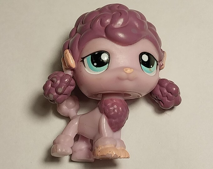 Poodle Puppy Dog #1627 Unique Littlest Pet Shop LPS Authentic Vintage ...