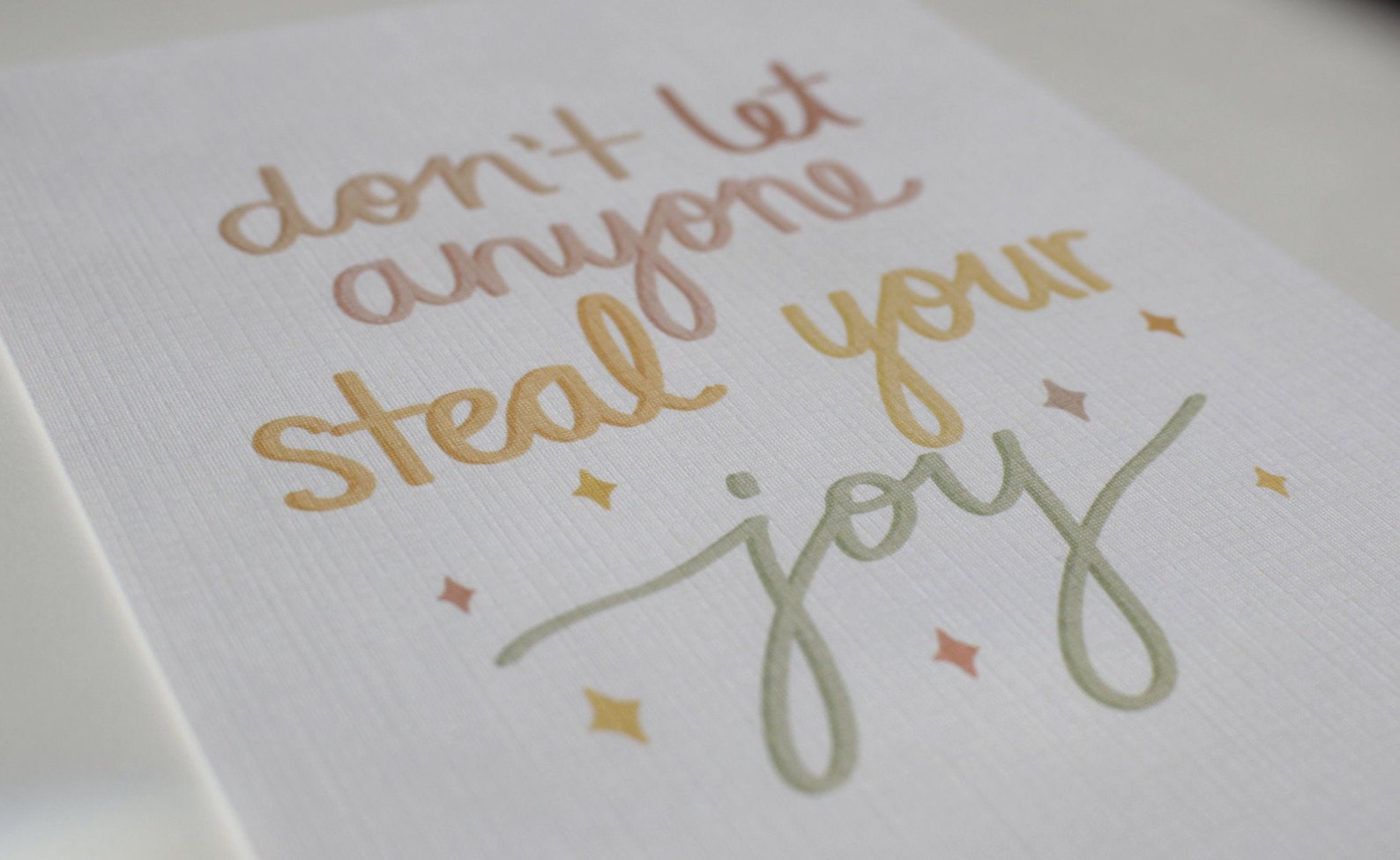 Dont Let Anyone Steal Your Joy Print 5x7 Northern Ontario Quote Print ...