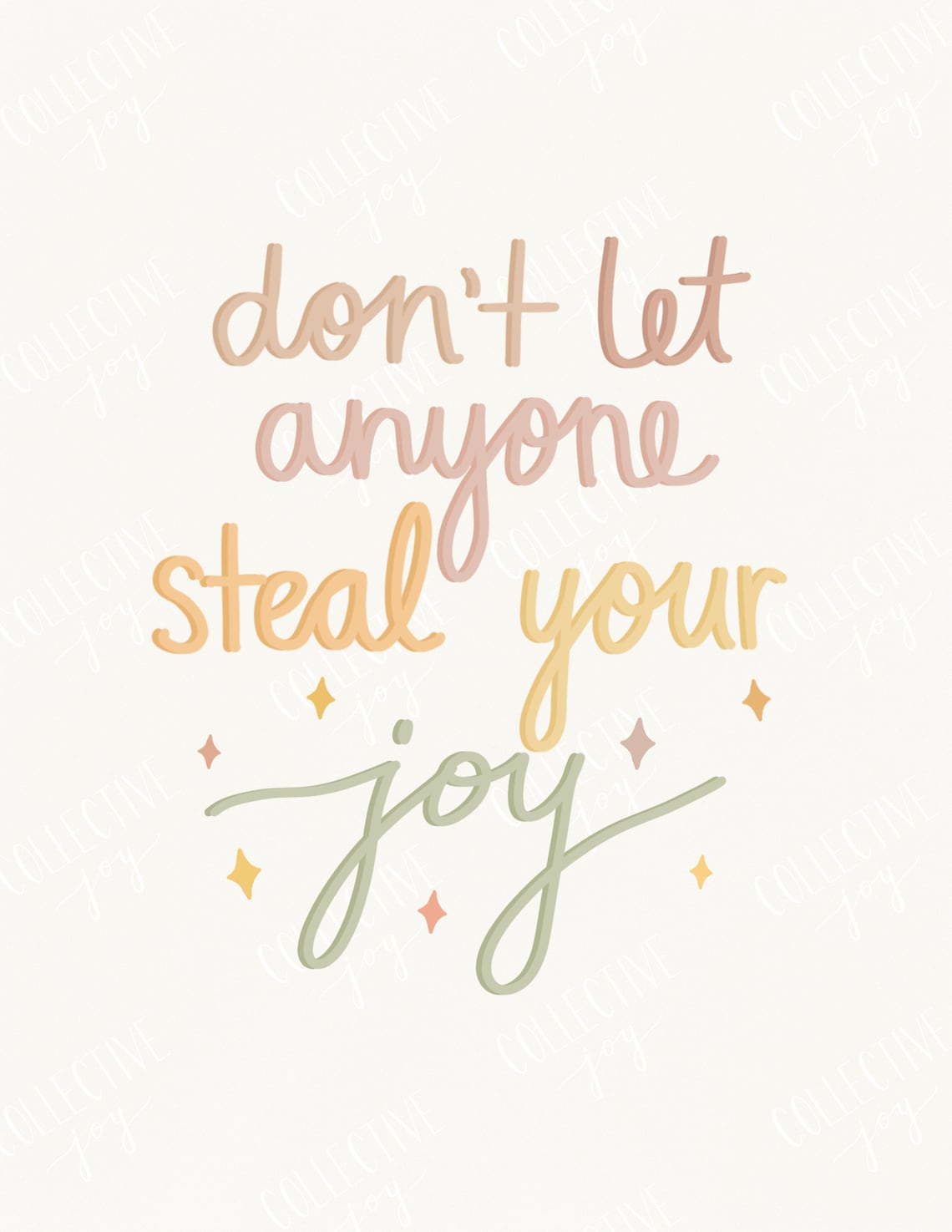 Dont Let Anyone Steal Your Joy Print 5x7 Northern Ontario Quote Print ...