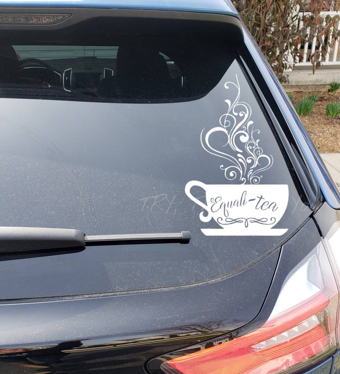 Equality / Tea Decal Tea Decal Car Decal Equalitea Fancy Tea Decal Tea ...