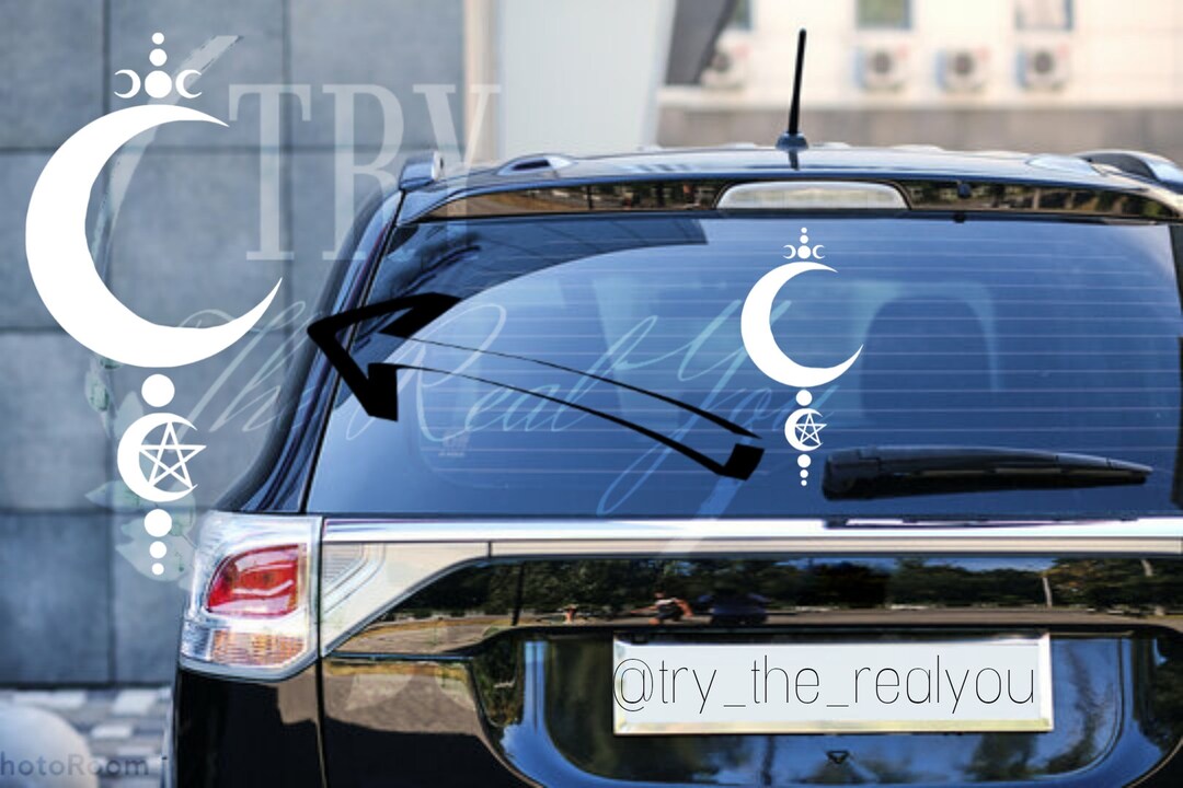 Witchy Decal, Moon Phase, Wiccan Decal, Vinyl Decal, Pagan Sticker ...