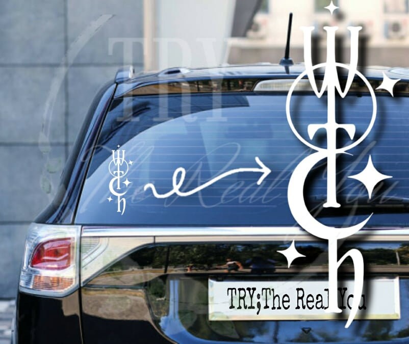 Witchy Decal Wiccan Pagan Car Decal Witchy Religious | Etsy