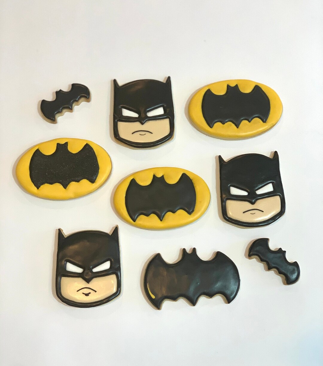 Batman Cookies - Set of 6 - Etsy