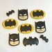 Batman Cookies - Set of 6 - Etsy
