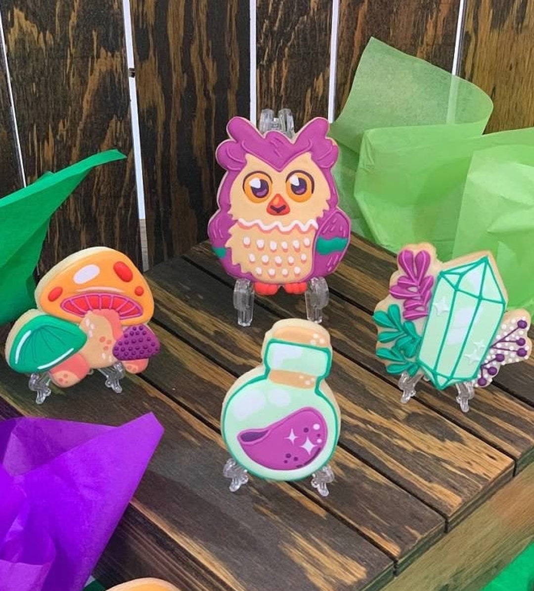 Enchanted Forest Cookies - Set of 8 - Etsy