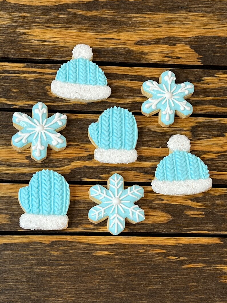 Christmas Mini Sugar Cookies - Set of 24 - Etsy