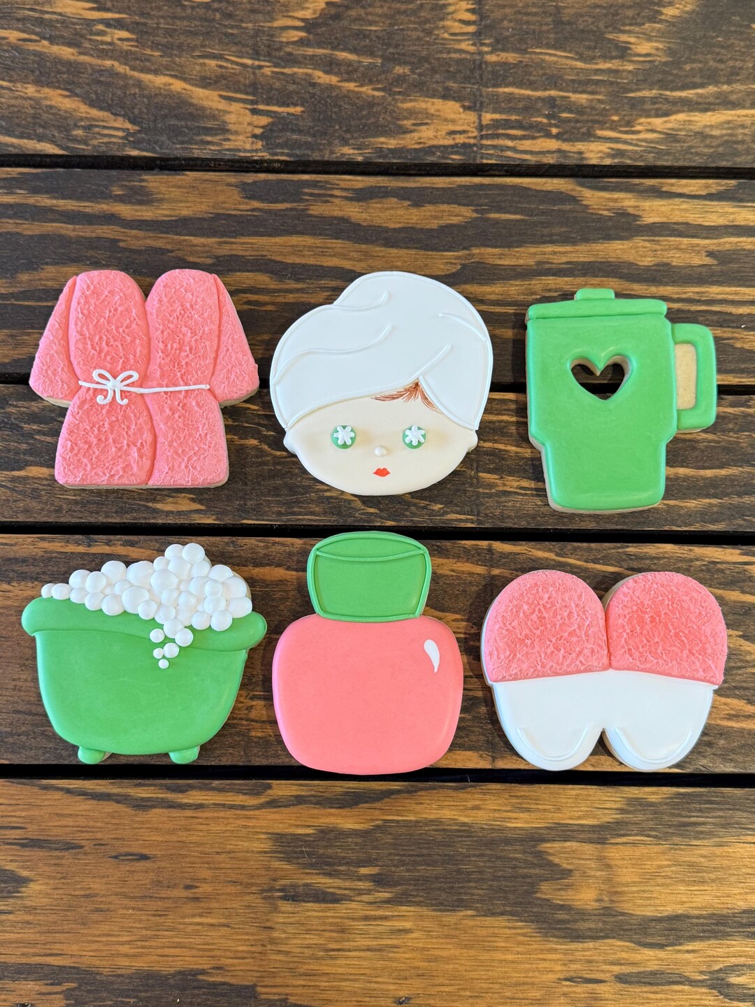 Spa Cookie Set of 6 - Etsy