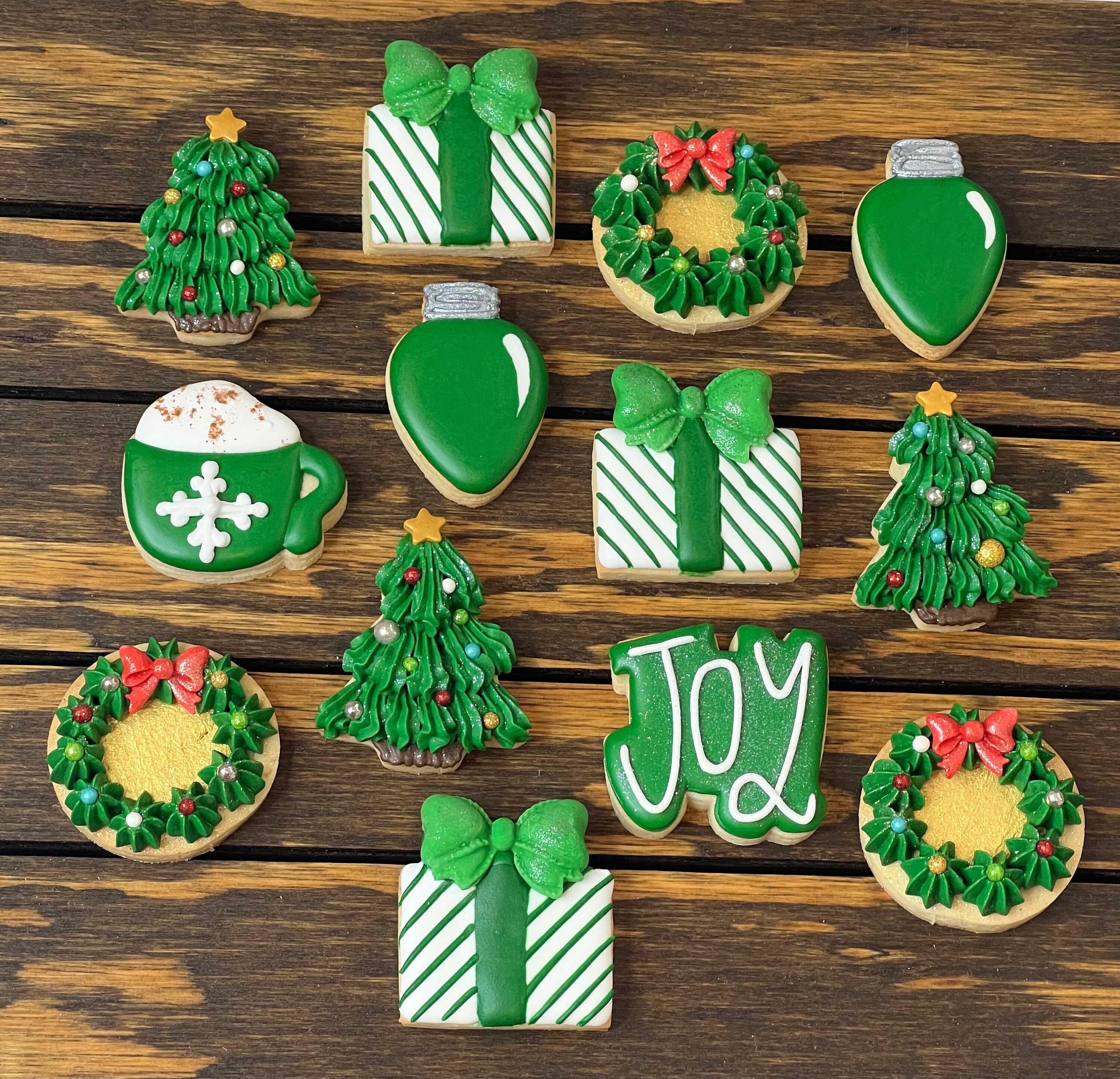 Christmas Mini Sugar Cookies - Set of 24 - Etsy
