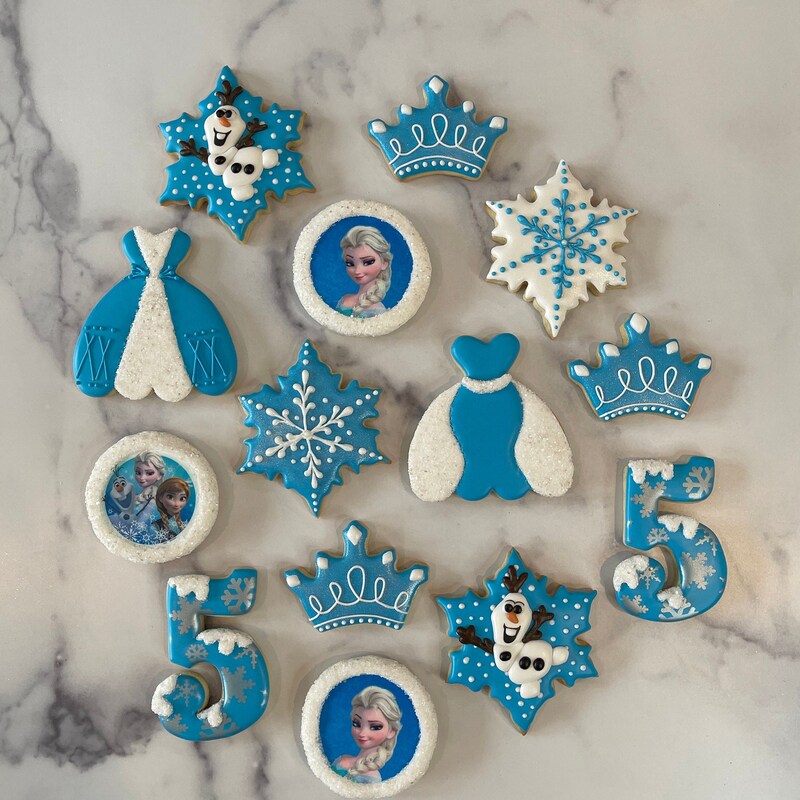 Frozen Cookies - Etsy