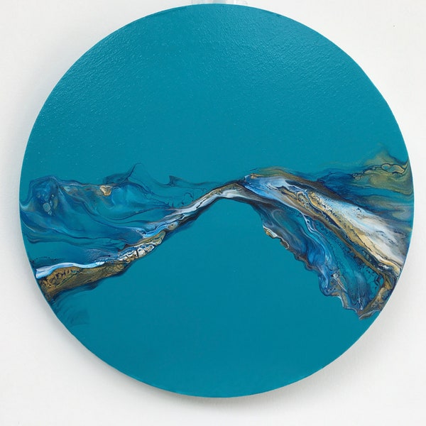 Round Painting - Etsy UK