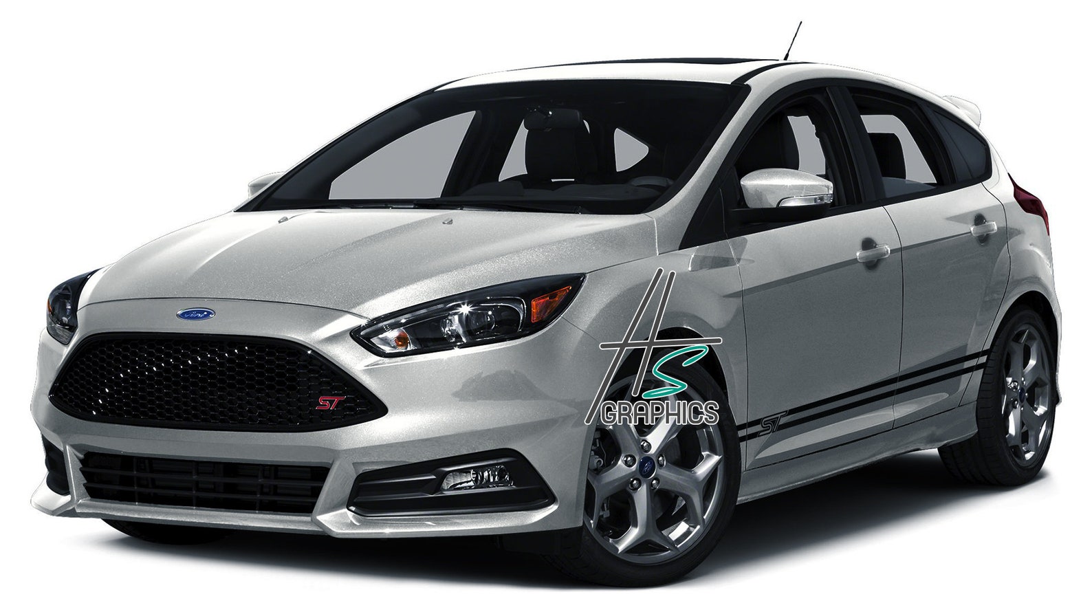 Ford Focus ST Side Stripes Stripes for Side Skirt Racing - Etsy