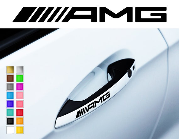 X2 for Mercedes-benz Amg Handle Car Sticker Racing Stripe - Etsy