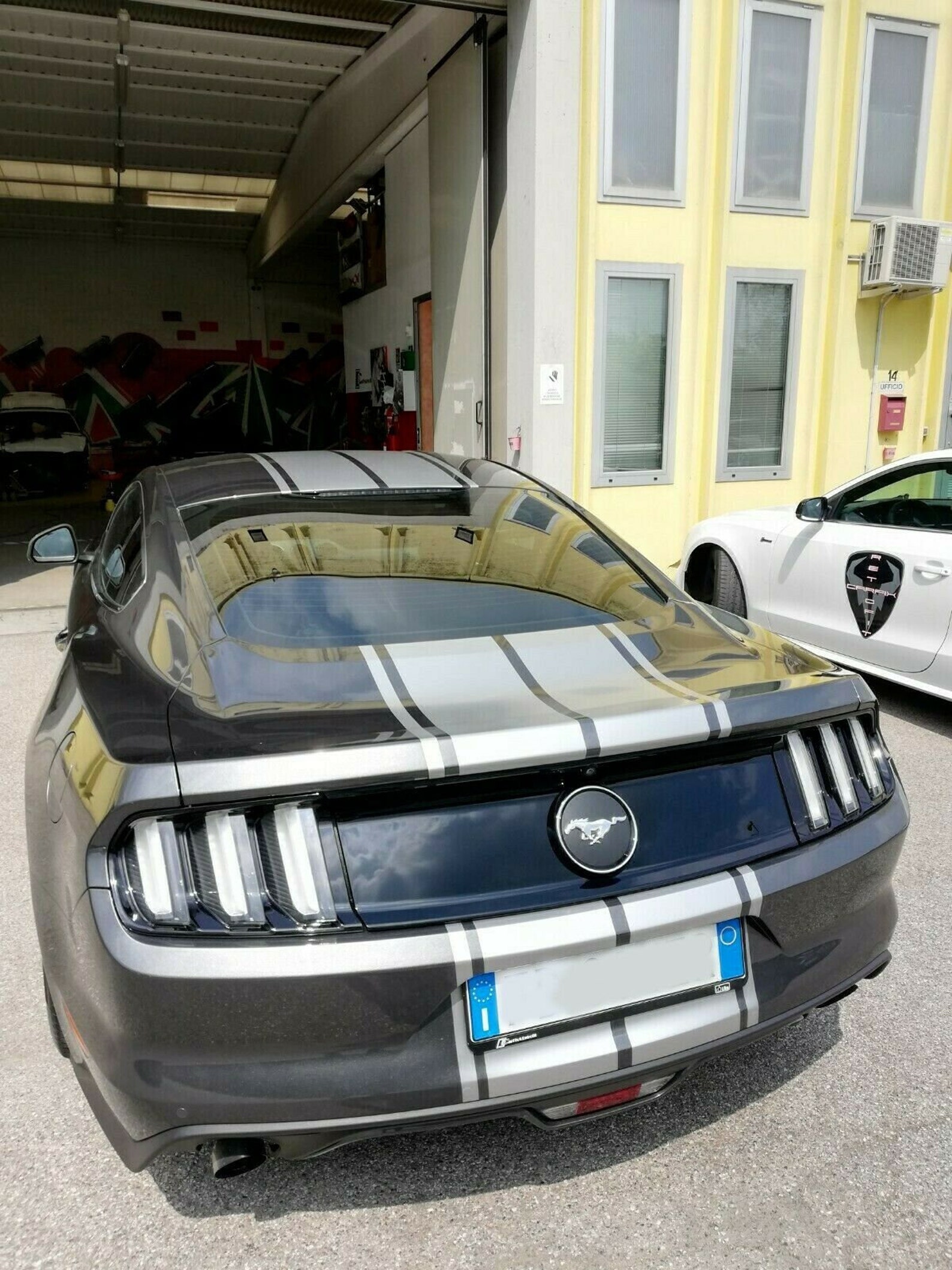 Ford Mustang Dual Racing Stripes Decal Vinyl Sticker Graphics ...