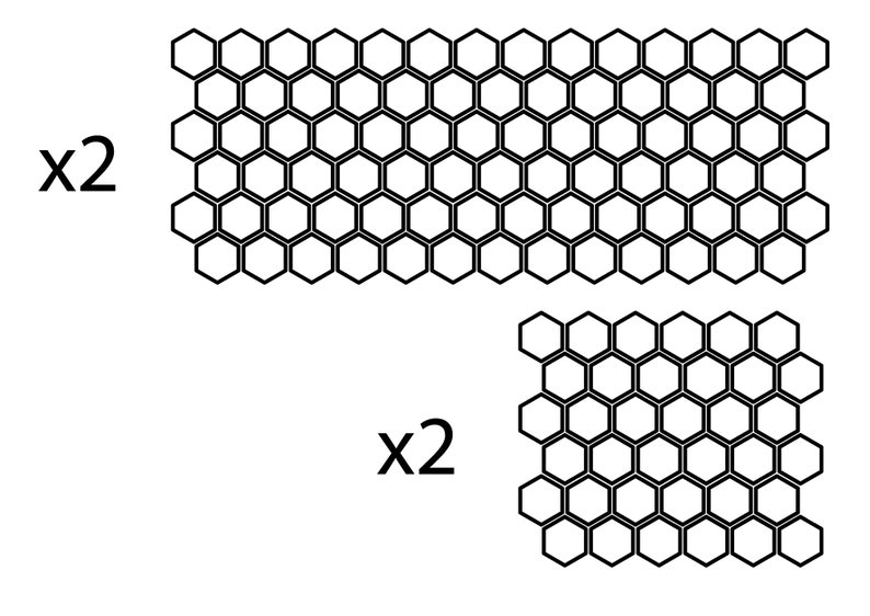 Hexagon Car Graphics, Honeycomb Side Stickers, Car Styling Adhesive ...