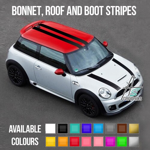 Mini Cooper Bonnet Stripes Stripes for Hood Racing - Etsy