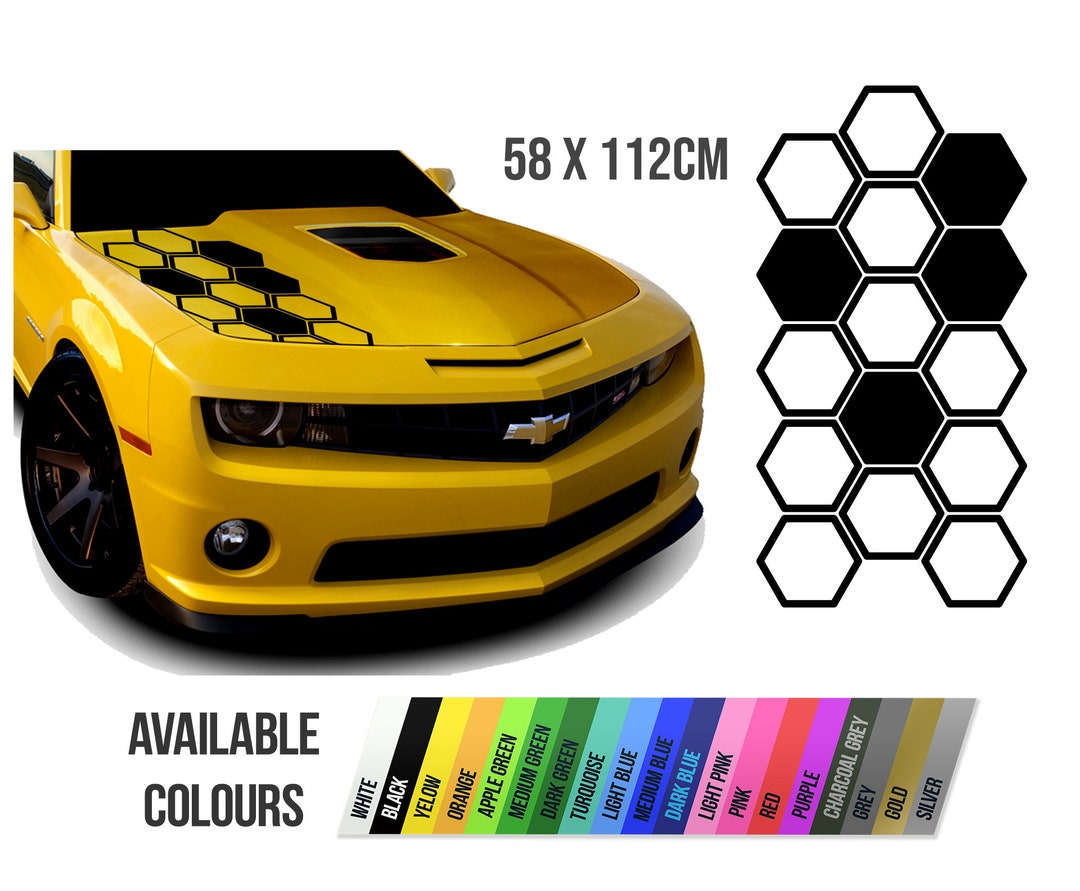 Hexagon Car Graphics, Honeycomb Side Stickers, Car Styling Adhesive ...